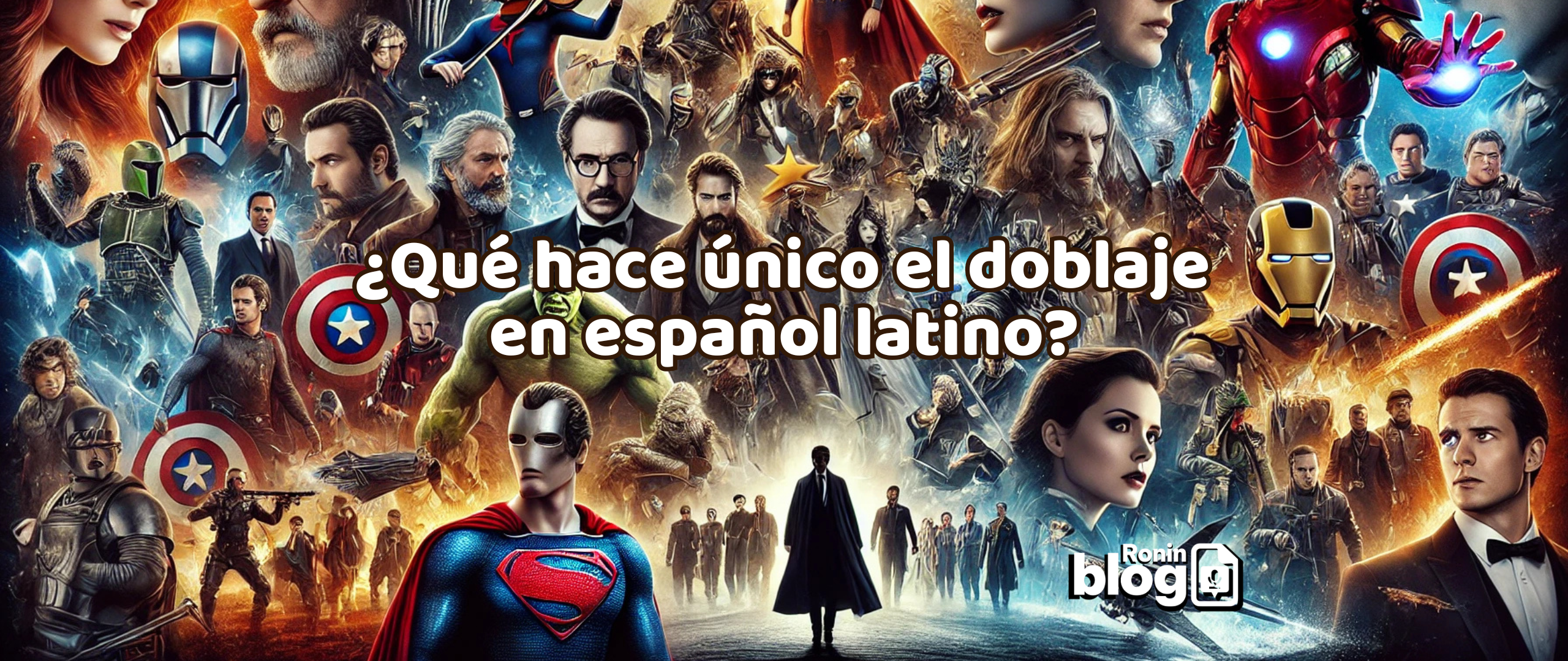 Blog Qué hace único el doblaje en español latino - Ronin Locutores