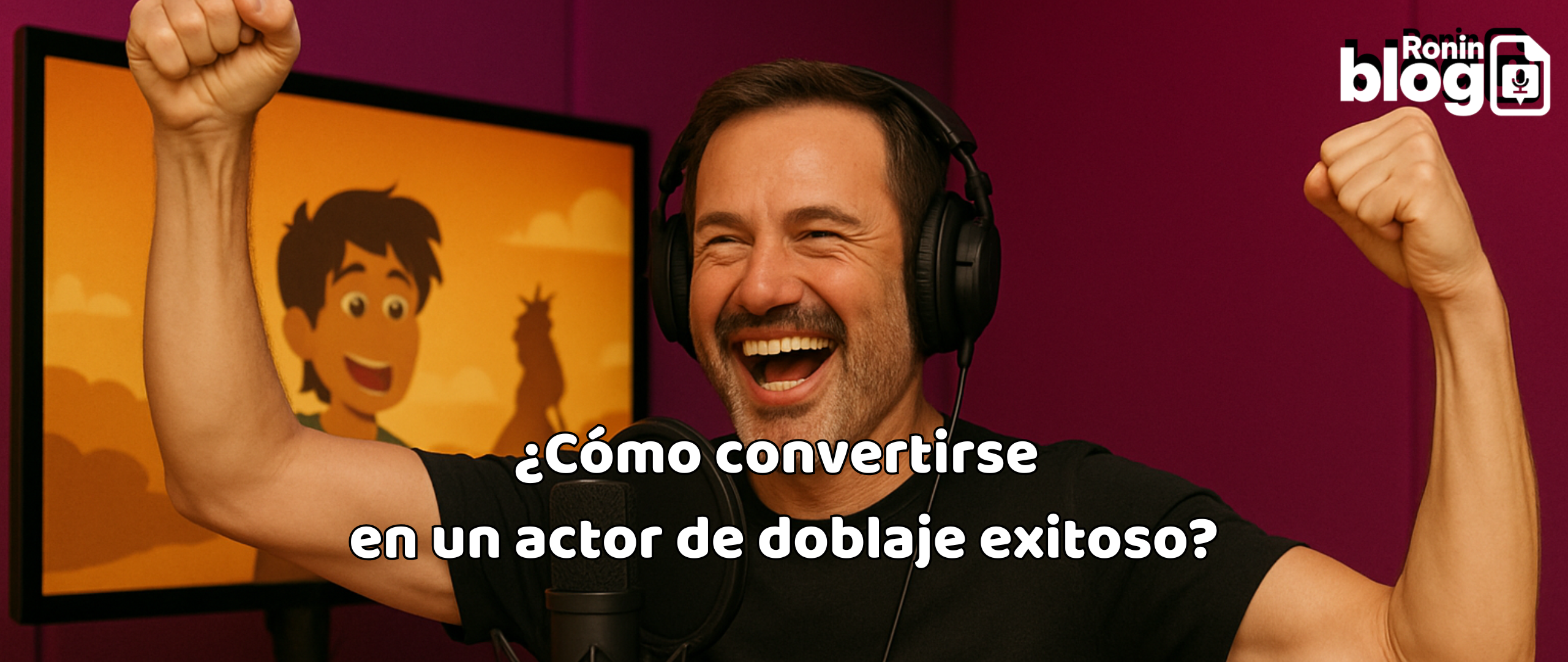 Blog 🎙️ ¿Cómo Convertirse en un Actor de Doblaje Exitoso? - Ronin Locutores